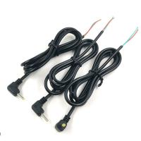 China Custom 90 Degree Angle DC Barrel Jack 2.5x0.7mm to Stripped Tinned Bare Wire End Cable for sale