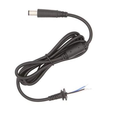 China DC 7.4x5.0mm Male Barrel Jack to Bare End Tinned Open Pigtails Wire Extension Cable for Laptop Adapter for sale