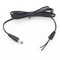 China Male Female DC Barrel Jack 2.1x5.5mm  to Open Pigtail DC Power Charging Cable for sale