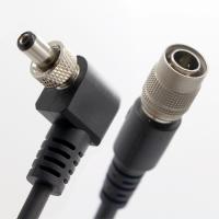 China 90 Degree Right Angle Male to Female 5.5x2.1mm 5525 DC Screw Power Charger Cable for sale