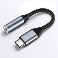 China High Compatible DAC USB Type C to AUX 3.5mm Audio Cable Adapter for Samsung Pixel Google Phone for sale