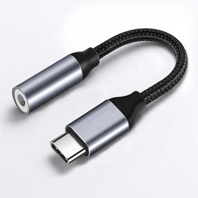 China High Compatible DAC USB Type C to AUX 3.5mm Audio Cable Adapter for Samsung Pixel Google Phone for sale