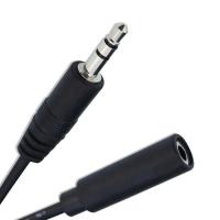 China 1m 3m 5m 3 Poles Trs Male to Female 3.5mm Audio Jack Cable for sale
