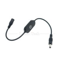 China 12V Male to Female 5.5x2.1 Barrel Jack DC Power Led Dimmer Switch Cable for Led Light for sale