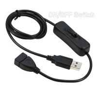 China Mlale to Female USB Port ON OFF Switch Power Cable for LED Light Lamp Laptop for sale