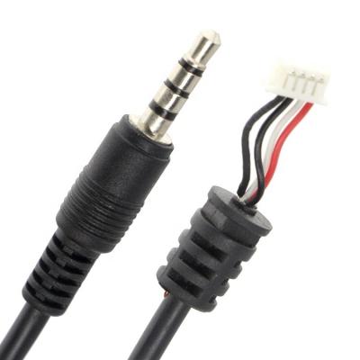 China Custom Factory 1M 2M 3M 3.5mm TRRS Audio DC Jack to JST 2.0mm 2.54mm Pitch Assembly Cable for sale