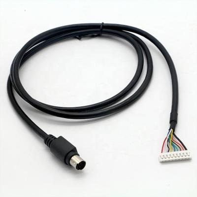China CUSTOM  S Video 8 PIN Mini DIN To 9 PIN JST Connector PC Engine Controller Cable for sale