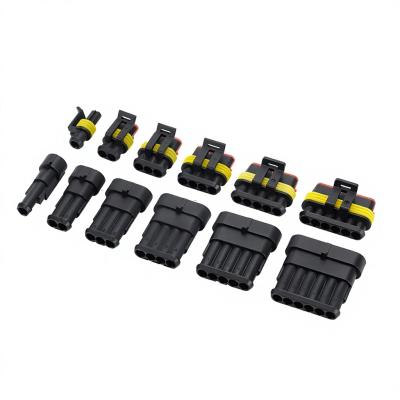 China 1.5 Series Waterproof Automotive 1 2 3 4 5 6 7 8 Pin Connector AMP Socket Plug Connector for sale