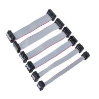 China Customized 6P 8P 10P 14P 16P 20P 26P 34P 40P 1.27mm 1.0mm  2.0mm 2.54mm Pitch IDC Flat Ribbon Cable for sale