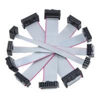 China Customized 6P 8P 10P 14P 16P 20P 26P 34P 40P 1.27mm 1.0mm  2.0mm 2.54mm Pitch IDC Flat Ribbon Cable for sale
