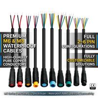 China IP67 PI68 M6 M8 2 3 4 5 6 Pin Waterproof Cable for Outdoor Led Camera for sale