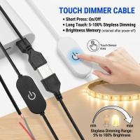 China 5V USB Switch Stepless Dimmer Cable For Led Strip Lamp for sale