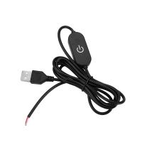 China 5V USB Switch Stepless Dimmer Cable For Led Strip Lamp for sale