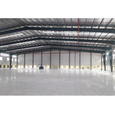 China Q345b Prefabricated Steel Structures Warehouse / Workshop Pre Engineering Building for sale