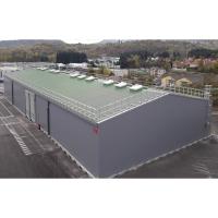 China Pre Buildings Steel Frame Portal Pre Manufactured Metal Building Vibration Proof for sale