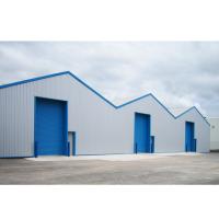China Pre Buildings Steel Frame Portal Pre Manufactured Metal Building Vibration Proof for sale