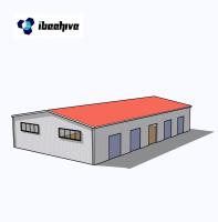 China Q355 Metal Frame Structure Prefab Garage Workshop Shop Buildings for sale
