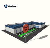 China Q355 Metal Frame Structure Prefab Garage Workshop Shop Buildings for sale