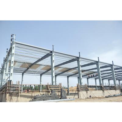 China Prefab Industrial Diversified Workshop Steel Structure Construction Q235 / Q345 Modular for sale