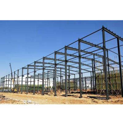 China Galvanized Q235b Q345b Frame Steel Structure Workshop Prefabricated for sale