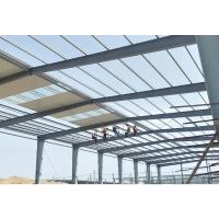 China Galvanised Pvc Window Workshop Steel Structure Lightweight Frame Construction for sale