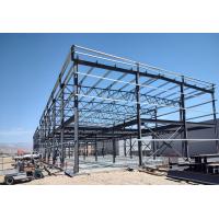 China Painted Modern Q235 / Q345 Steel Workshop Building Construction for sale