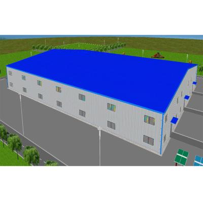 China Corrugated Metal Framing Prefabricated Steel Structures Barns for sale