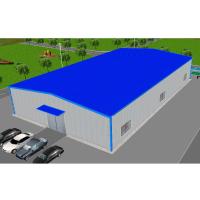 China Corrugated Prefab Metal Warehouse Building Din Standard for sale
