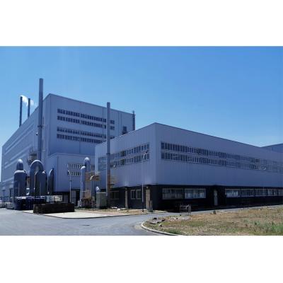 China Hot Rolled Frame Prefab Steel Warehouse Workshop Buildings for sale