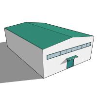 China 60x120 Heavy Steel Structure Metal Building Q235 Q345b for sale