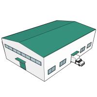 China Bolt Connection Peb Structure Industrial Warehouse Steel Structure With Galvanizing for sale