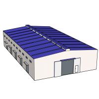 China Bolt Connection Peb Structure Industrial Warehouse Steel Structure With Galvanizing for sale