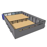 China Pre Manufactured Steel Structure Buildings Airport Hangars Metal Warehouse for sale
