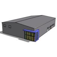 China Prefab 3 Storey Heavy Steel Structure Office Modern Factory Building for sale