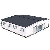 China Standard Industrial Hangar 60x80 Heavy Steel Structure Metal Building Prefabricated Warehouse for sale
