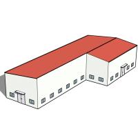 China Self Storage Anti Earthquake Steel Frame Warehouse Building Industrial Metallic Structures for sale