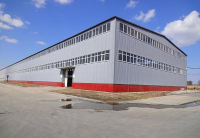 China 55000Sqm Q235 Q345 Fabricated Warehouse Steel Structure for sale