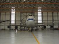 China Q235 Q345 Frame Prefab Steel Airplane Hangars for sale