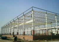 China Structural Steel Portal Frames Q235, Q345 Galvanized Steel Frame Building for sale