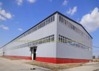 China Anti Rust Warehouse Steel Structure Prefab Metal Buildings Hot Dip Galvanized for sale