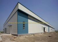 China Waterproof Warehouse Steel Structure Grade Q235B / Q345B Prefab Warehouse for sale