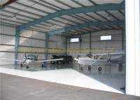 China GB JIS Steel Airplane Hangars Prefab Aircraft Hangars Q235B Q345B for sale