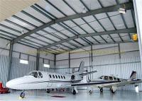 China Large Span Structurel Steel Airplane Hangars With Frame Use Life 50 Years for sale