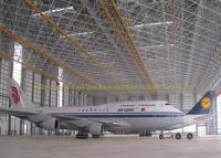 China Large Span Structurel Steel Airplane Hangars With Frame Use Life 50 Years for sale