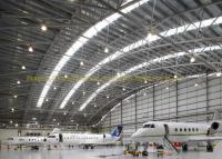 China Large Span Structurel Steel Airplane Hangars With Frame Use Life 50 Years for sale