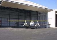 China Pre Design Steel Airplane Hangars Aircraft Hangar Buildings 39M X 32M for sale