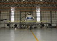 China Pre Design Steel Airplane Hangars Aircraft Hangar Buildings 39M X 32M for sale