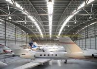 China Light Weight Steel Hangar Buildings Roofing System Large Span Building Arch Hangar for sale