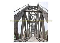 China Customized Single Lane Double Lane Steel Bridge Structure Cold Rolled for sale