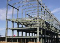 China Clear Span Peb Industrial Shed , Steel Portal Frame Warehouse Buildings for sale